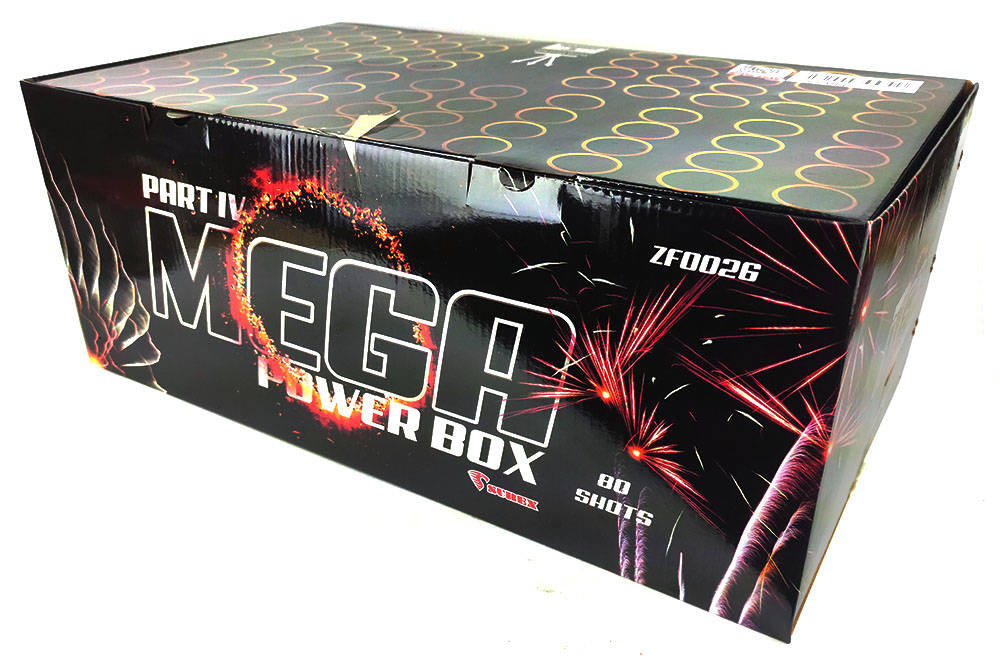 Bateria MEGA POWER BOX Part 4, 80 strzałów, 30mm - Surex | 5903367000261