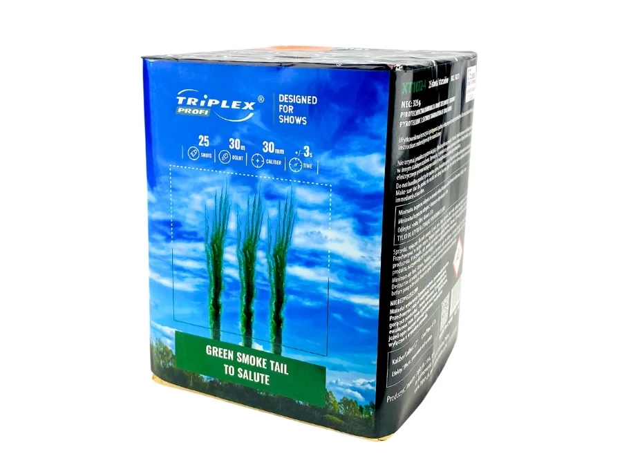 Bateria Dzienna ZIELONA, 25 strzałów, 30mm - Triplex | 5904915272413