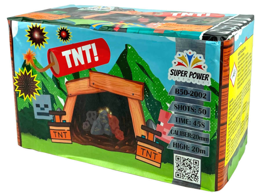 Bateria TNT, 50 strzałów, 20mm - SuperPower | 5901363700185