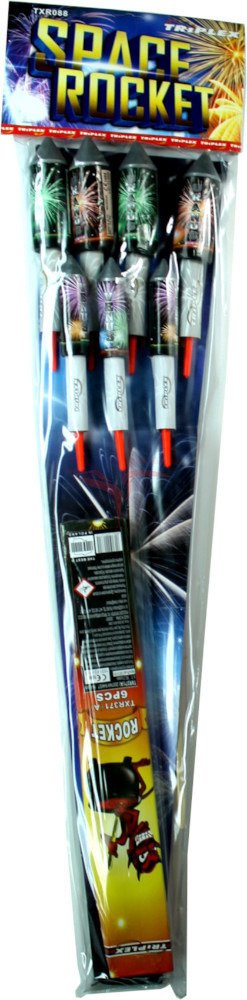 Zestaw pirotechniczny SPACE ROCKET, 15 elementów, Triplex | 5906160210882