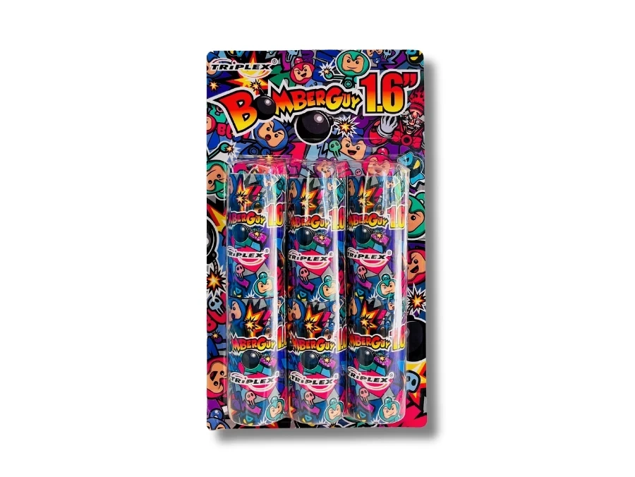 Karabinek hukowy Bomber Guy 1.6", 6 sztuk - Triplex | 5906160214477